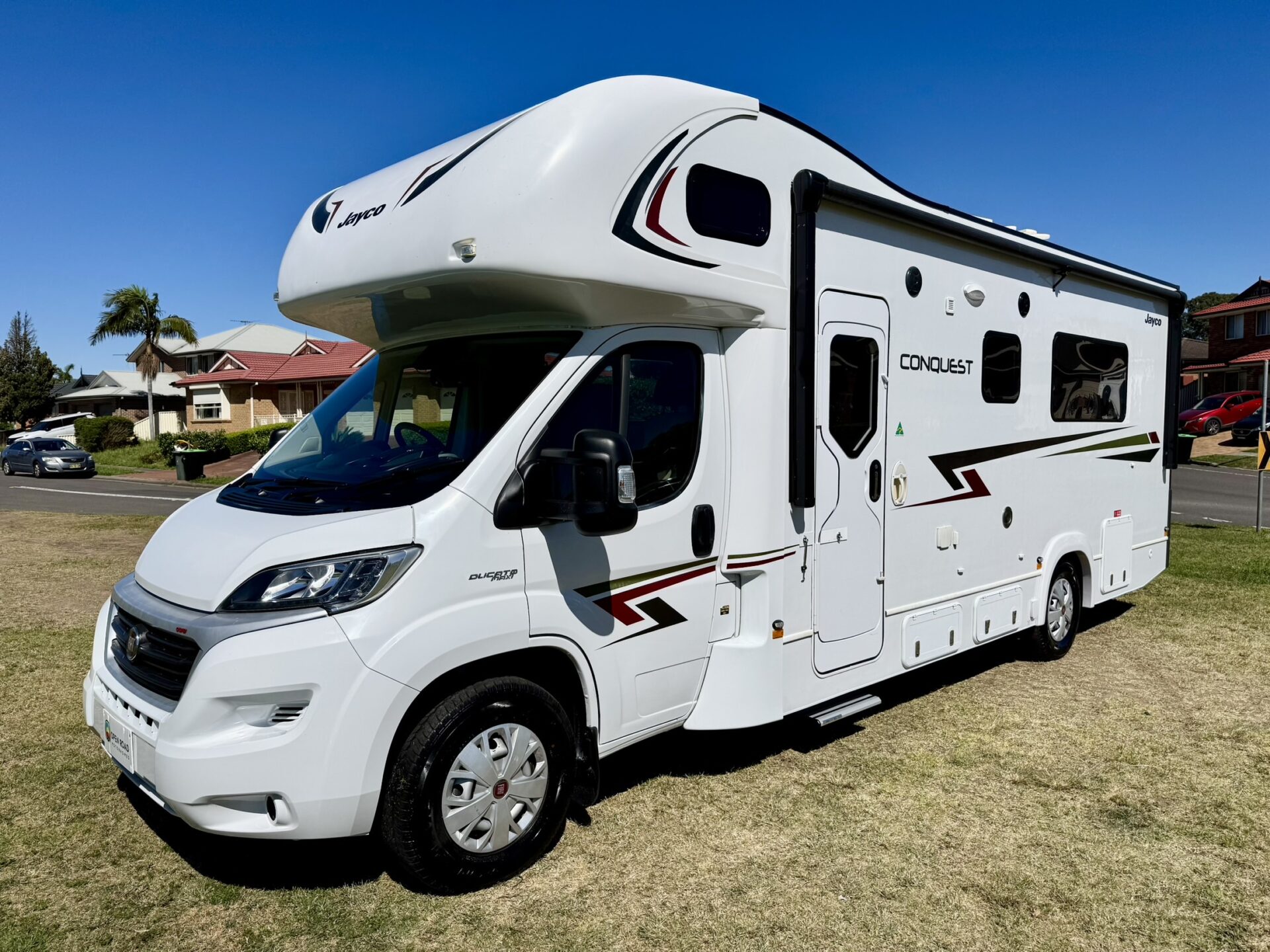 2022 Jayco Conquest 25-2 – 6 BERTH – ISLAND BED - Open Road Motorhomes