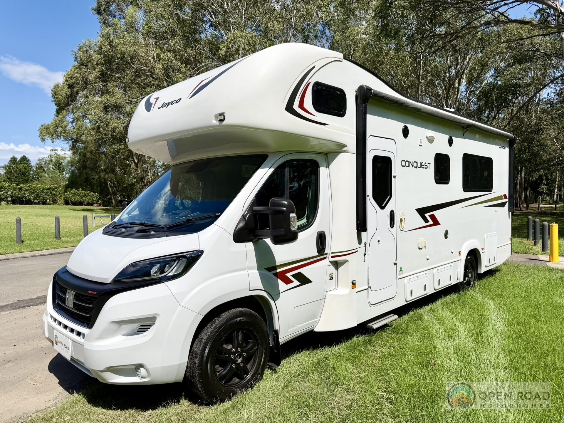 2022 Jayco Conquest 25-2 – 6 BERTH – ISLAND BED - Open Road Motorhomes